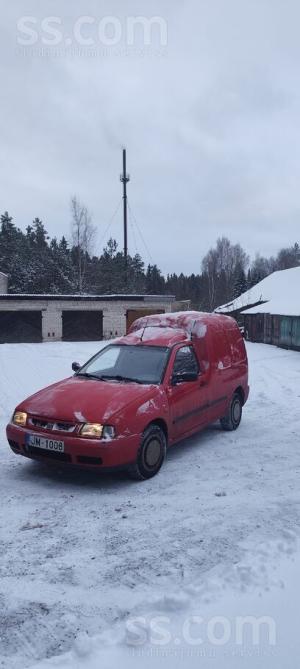 Sarkans Volkswagen Caddy 1997 Valka, ar dzinēja tilpumu 1.90 L un nobraukumu 110 tūkst. km par 600 €, foto 6 vietnē AUTOMOTO.COM.LV