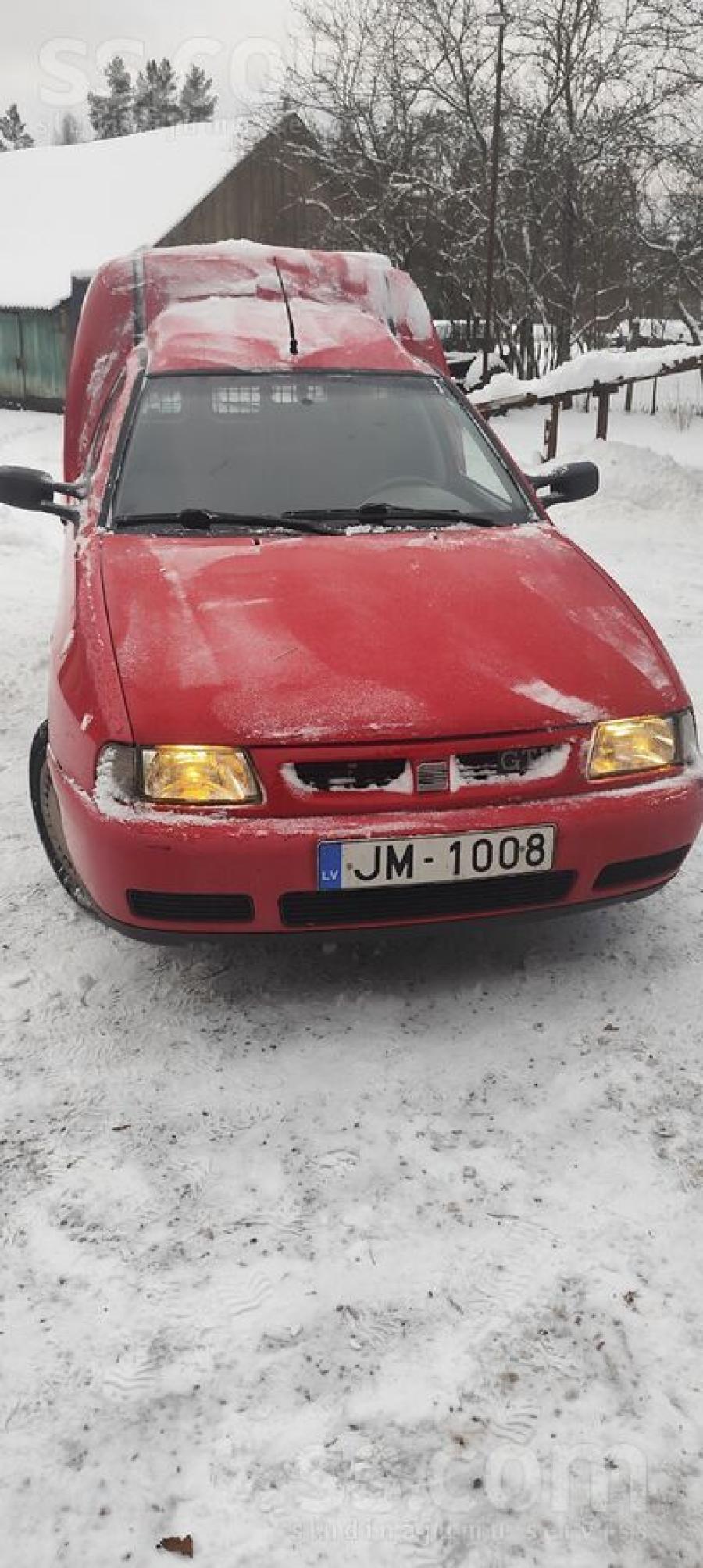 Sarkans Volkswagen Caddy 1997 Valka, ar dzinēja tilpumu 1.90 L un nobraukumu 110 tūkst. km par 600 €, foto 11 vietnē AUTOMOTO.COM.LV