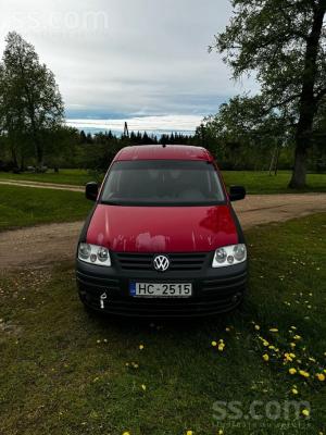 Sarkans Volkswagen Caddy 2004 Limbaži, ar dzinēja tilpumu 1.90 L un nobraukumu 383 tūkst. km par 4950 €, foto 1 vietnē AUTOMOTO.COM.LV
