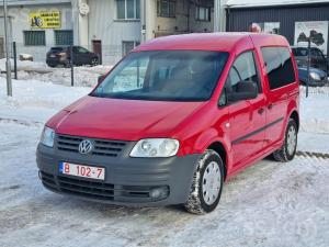 Red Volkswagen Caddy 2004 in Ogre, with an engine capacity of 1.90 L and mileage of 288 thousand km for 4350 €, photo  on AUTOMOTO.COM.LV