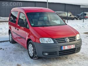 Sarkans Volkswagen Caddy 2004 Ogre, ar dzinēja tilpumu 1.90 L un nobraukumu 288 tūkst. km par 4350 €, foto 3 vietnē AUTOMOTO.COM.LV