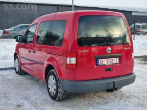 Sarkans Volkswagen Caddy 2004 Ogre, ar dzinēja tilpumu 1.90 L un nobraukumu 288 tūkst. km par 4350 €, foto 6 vietnē AUTOMOTO.COM.LV