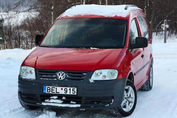 Sarkans Volkswagen Caddy 2005 Kretinga, ar dzinēja tilpumu 1.97 L un nobraukumu 294 tūkst. km par 2899 €, foto 2 vietnē AUTOMOTO.COM.LV