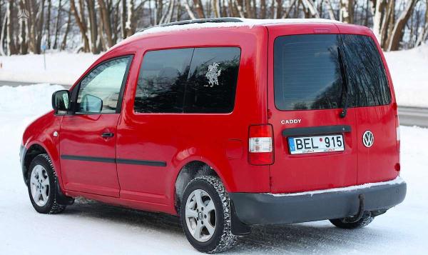 Sarkans Volkswagen Caddy 2005 Kretinga, ar dzinēja tilpumu 1.97 L un nobraukumu 294 tūkst. km par 2899 €, foto 7 vietnē AUTOMOTO.COM.LV