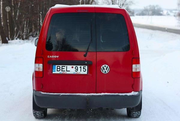 Sarkans Volkswagen Caddy 2005 Kretinga, ar dzinēja tilpumu 1.97 L un nobraukumu 294 tūkst. km par 2899 €, foto 9 vietnē AUTOMOTO.COM.LV