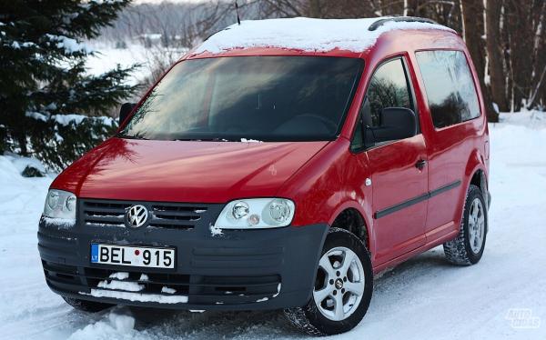 Sarkans Volkswagen Caddy 2005 Petrikaičiai, ar dzinēja tilpumu 2.00 L un nobraukumu 294 tūkst. km par 2899 €, foto 1 vietnē AUTOMOTO.COM.LV