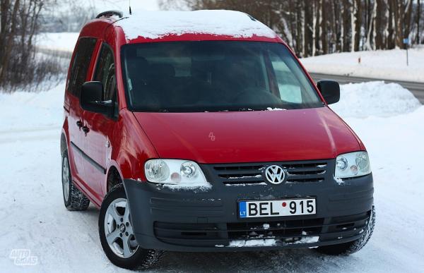 Sarkans Volkswagen Caddy 2005 Petrikaičiai, ar dzinēja tilpumu 2.00 L un nobraukumu 294 tūkst. km par 2899 €, foto 4 vietnē AUTOMOTO.COM.LV
