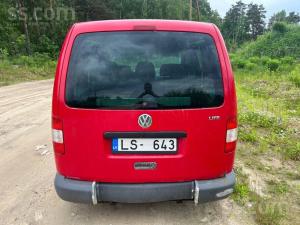 Red Volkswagen Caddy 2005 in Riga, with an engine capacity of 2.00 L and mileage of 232 thousand km for 2500 €, photo 6 on AUTOMOTO.COM.LV