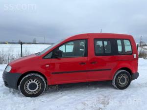 Red Volkswagen Caddy 2005 in Jekabpils, with an engine capacity of 1.90 L and mileage of 193 thousand km for 3750 €, photo 13 on AUTOMOTO.COM.LV
