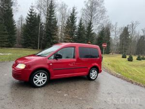 Sarkans Volkswagen Caddy 2006 Rīga, ar dzinēja tilpumu 1.90 L un nobraukumu 394 tūkst. km par 2600 €, foto 2 vietnē AUTOMOTO.COM.LV
