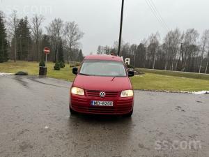 Sarkans Volkswagen Caddy 2006 Rīga, ar dzinēja tilpumu 1.90 L un nobraukumu 394 tūkst. km par 2600 €, foto 3 vietnē AUTOMOTO.COM.LV