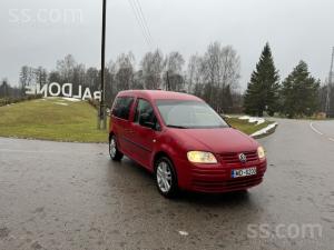 Sarkans Volkswagen Caddy 2006 Rīga, ar dzinēja tilpumu 1.90 L un nobraukumu 394 tūkst. km par 2600 €, foto 4 vietnē AUTOMOTO.COM.LV