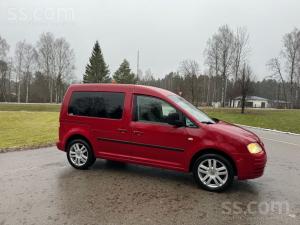 Sarkans Volkswagen Caddy 2006 Rīga, ar dzinēja tilpumu 1.90 L un nobraukumu 394 tūkst. km par 2600 €, foto 5 vietnē AUTOMOTO.COM.LV