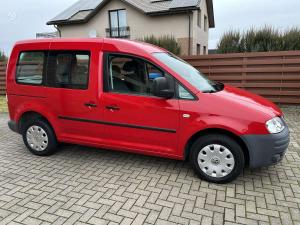 Red Volkswagen Caddy 2006 in Vilkaviskis, with an engine capacity of 1.60 L and mileage of 190 thousand km for 3500 €, photo 5 on AUTOMOTO.COM.LV