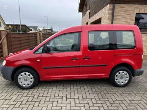 Red Volkswagen Caddy 2006 in Vilkaviskis, with an engine capacity of 1.60 L and mileage of 190 thousand km for 3500 €, photo 12 on AUTOMOTO.COM.LV