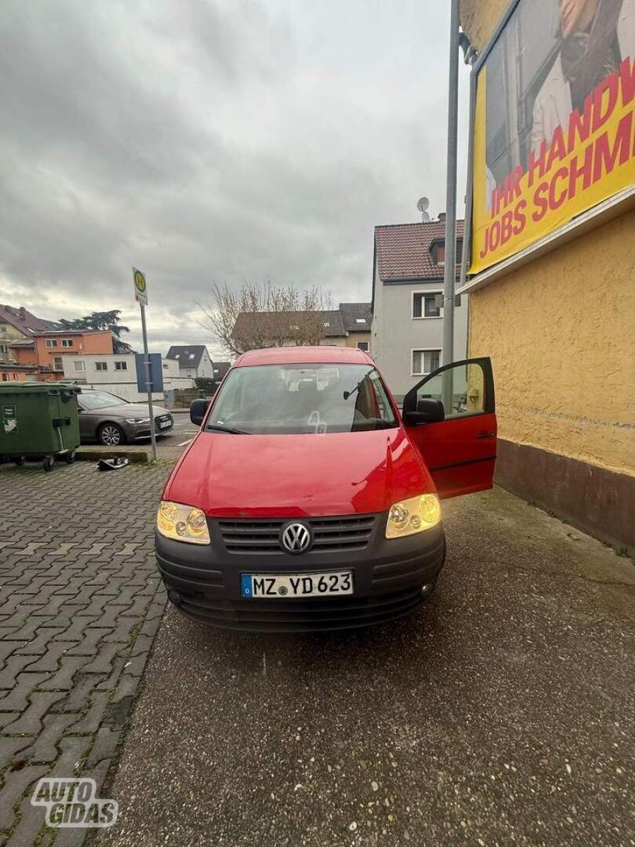 Sarkans Volkswagen Caddy 2006 Marijampole, ar dzinēja tilpumu 1.40 L un nobraukumu 224 tūkst. km par 1999 €, foto 3 vietnē AUTOMOTO.COM.LV