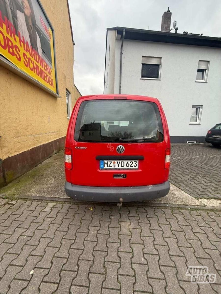 Sarkans Volkswagen Caddy 2006 Marijampole, ar dzinēja tilpumu 1.40 L un nobraukumu 224 tūkst. km par 1999 €, foto 5 vietnē AUTOMOTO.COM.LV