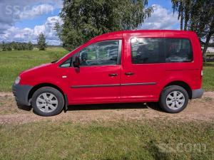 Красный Фольксваген Кадди 2006 в Валмиера, объемом двигателя 1.90 л и пробегом 176 тыс. км за 4500 €, фото 3 на AUTOMOTO.COM.LV