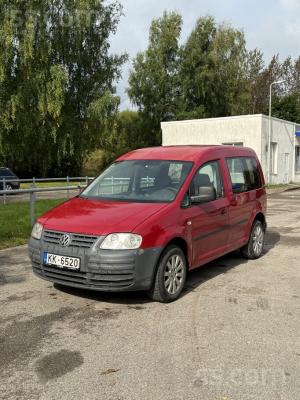Красный Фольксваген Кадди 2006 в Кулдига, объемом двигателя 1.90 л и пробегом 514 тыс. км за 1600 €, фото  на AUTOMOTO.COM.LV