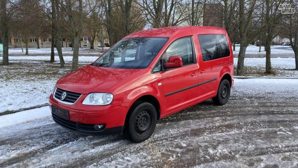 Sarkans Volkswagen Caddy 2007 Vilkaviškis, ar dzinēja tilpumu 1.90 L un nobraukumu 304 tūkst. km par 4500 €, foto 1 vietnē AUTOMOTO.COM.LV