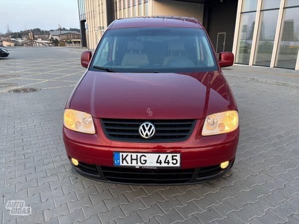 Red Volkswagen Caddy 2007 in Vilnius, with an engine capacity of 1.90 L and mileage of 364 thousand km for 2700 €, photo 2 on AUTOMOTO.COM.LV