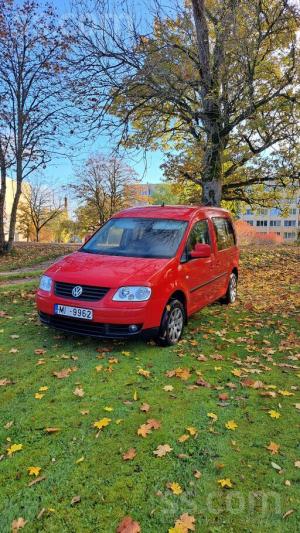 Sarkans Volkswagen Caddy 2007 Gulbene, ar dzinēja tilpumu 1.90 L un nobraukumu 366 tūkst. km par 2600 €, foto 5 vietnē AUTOMOTO.COM.LV