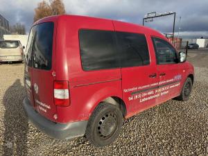 Red Volkswagen Caddy 2008 in Vilnius, with an engine capacity of 1.90 L and mileage of 700 thousand km for 1000 €, photo 7 on AUTOMOTO.COM.LV