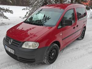 Red Volkswagen Caddy 2008 in Vilnius, with an engine capacity of 1.90 L and mileage of 500 thousand km for 2500 €, photo  on AUTOMOTO.COM.LV