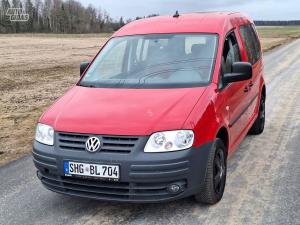 Red Volkswagen Caddy 2008 in Mazeikiai, with an engine capacity of 1.90 L and mileage of 299 thousand km for 3850 €, photo 6 on AUTOMOTO.COM.LV