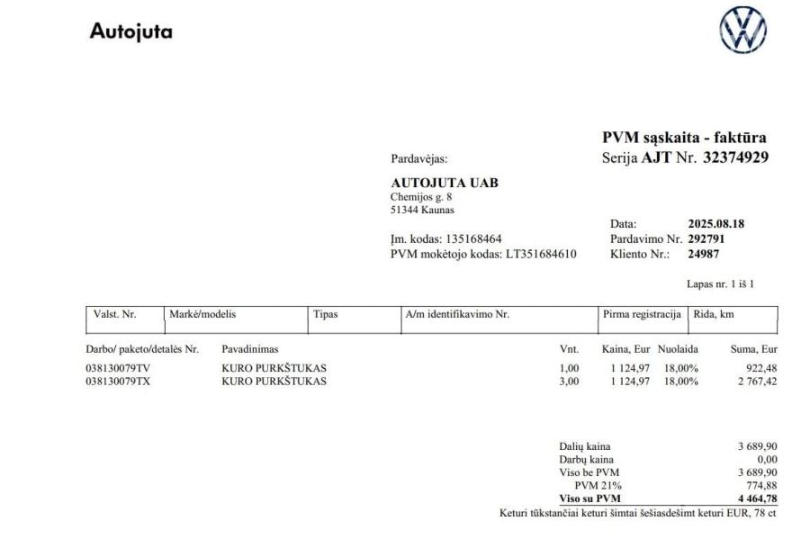 Red Volkswagen Caddy 2008 in Kaunas, with an engine capacity of 1.90 L and mileage of 391 thousand km for 3000 €, photo 14 on AUTOMOTO.COM.LV