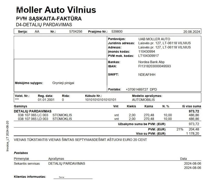 Red Volkswagen Caddy 2008 in Kaunas, with an engine capacity of 1.90 L and mileage of 391 thousand km for 3000 €, photo 16 on AUTOMOTO.COM.LV