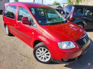 Sarkans Volkswagen Caddy 2008 Raseiniai, ar dzinēja tilpumu 2.00 L un nobraukumu 303 tūkst. km par 4750 €, foto  vietnē AUTOMOTO.COM.LV