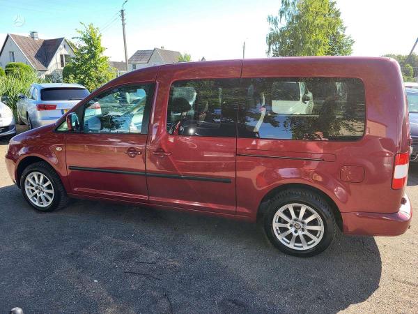 Sarkans Volkswagen Caddy 2008 Raseiniai, ar dzinēja tilpumu 2.00 L un nobraukumu 303 tūkst. km par 4750 €, foto 6 vietnē AUTOMOTO.COM.LV