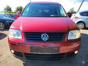 Sarkans Volkswagen Caddy 2008 Raseiniai, ar dzinēja tilpumu 2.00 L un nobraukumu 303 tūkst. km par 4750 €, foto 8 vietnē AUTOMOTO.COM.LV