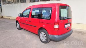 Sarkans Volkswagen Caddy 2008 Ogre, ar dzinēja tilpumu 1.90 L un nobraukumu 298 tūkst. km par 4750 €, foto 3 vietnē AUTOMOTO.COM.LV