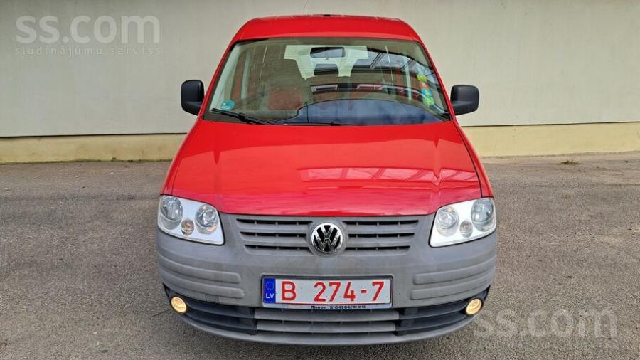 Sarkans Volkswagen Caddy 2008 Ogre, ar dzinēja tilpumu 1.90 L un nobraukumu 298 tūkst. km par 4750 €, foto 4 vietnē AUTOMOTO.COM.LV