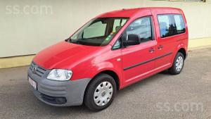 Sarkans Volkswagen Caddy 2008 Ogre, ar dzinēja tilpumu 1.90 L un nobraukumu 298 tūkst. km par 4750 €, foto 6 vietnē AUTOMOTO.COM.LV
