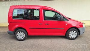 Sarkans Volkswagen Caddy 2008 Ogre, ar dzinēja tilpumu 1.90 L un nobraukumu 298 tūkst. km par 4750 €, foto 7 vietnē AUTOMOTO.COM.LV