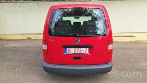 Sarkans Volkswagen Caddy 2008 Ogre, ar dzinēja tilpumu 1.90 L un nobraukumu 298 tūkst. km par 4750 €, foto 8 vietnē AUTOMOTO.COM.LV