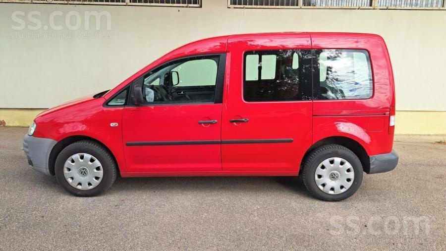Sarkans Volkswagen Caddy 2008 Ogre, ar dzinēja tilpumu 1.90 L un nobraukumu 298 tūkst. km par 4750 €, foto 9 vietnē AUTOMOTO.COM.LV