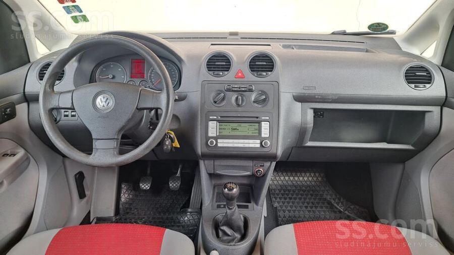 Sarkans Volkswagen Caddy 2008 Ogre, ar dzinēja tilpumu 1.90 L un nobraukumu 298 tūkst. km par 4750 €, foto 12 vietnē AUTOMOTO.COM.LV