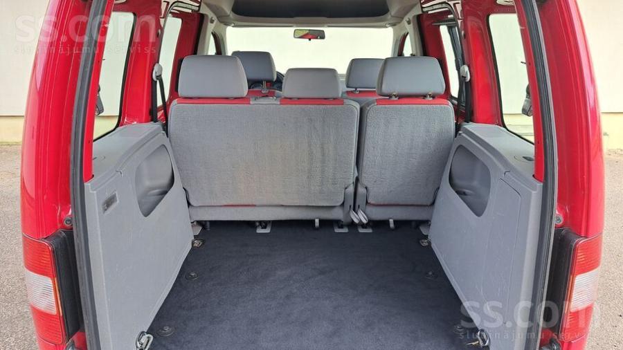 Sarkans Volkswagen Caddy 2008 Ogre, ar dzinēja tilpumu 1.90 L un nobraukumu 298 tūkst. km par 4750 €, foto 20 vietnē AUTOMOTO.COM.LV