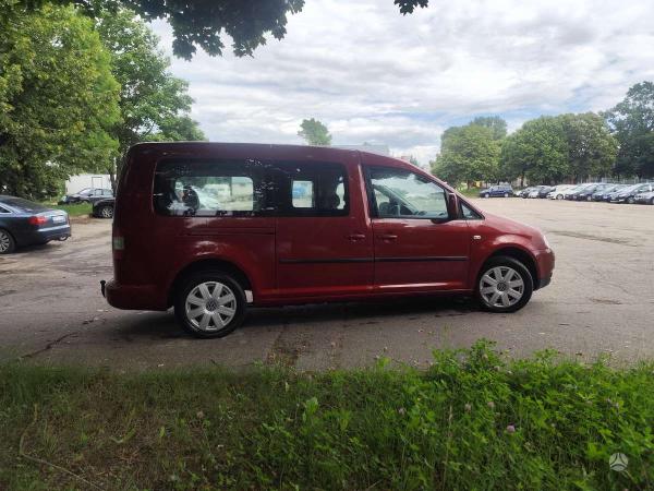 Sarkans Volkswagen Caddy 2008 Šauļi, ar dzinēja tilpumu 1.90 L un nobraukumu 263 tūkst. km par 5400 €, foto 4 vietnē AUTOMOTO.COM.LV
