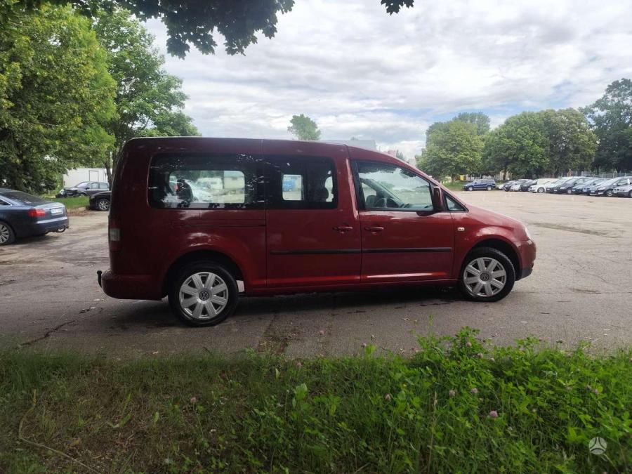 Sarkans Volkswagen Caddy 2008 Šauļi, ar dzinēja tilpumu 1.90 L un nobraukumu 263 tūkst. km par 5400 €, foto 4 vietnē AUTOMOTO.COM.LV
