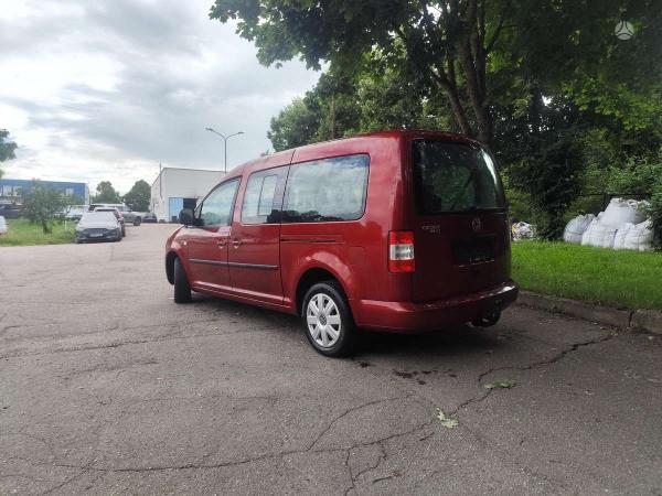 Sarkans Volkswagen Caddy 2008 Šauļi, ar dzinēja tilpumu 1.90 L un nobraukumu 263 tūkst. km par 5400 €, foto 6 vietnē AUTOMOTO.COM.LV
