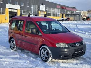 Sarkans Volkswagen Caddy 2009 Utena, ar dzinēja tilpumu 1.90 L un nobraukumu 187 tūkst. km par 4200 €, foto 3 vietnē AUTOMOTO.COM.LV
