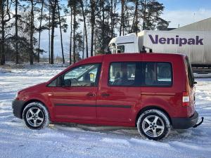 Sarkans Volkswagen Caddy 2009 Utena, ar dzinēja tilpumu 1.90 L un nobraukumu 187 tūkst. km par 4200 €, foto 8 vietnē AUTOMOTO.COM.LV