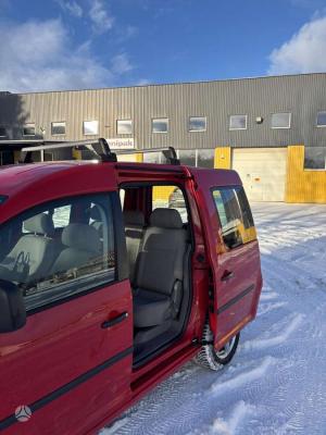 Sarkans Volkswagen Caddy 2009 Utena, ar dzinēja tilpumu 1.90 L un nobraukumu 187 tūkst. km par 4200 €, foto 17 vietnē AUTOMOTO.COM.LV