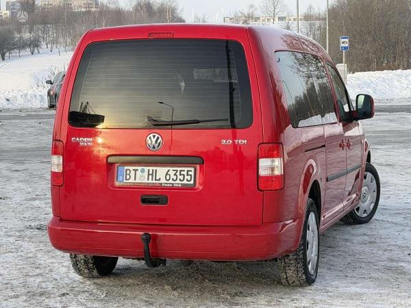 Sarkans Volkswagen Caddy 2009 Jonava, ar dzinēja tilpumu 2.00 L un nobraukumu 278 tūkst. km par 5750 €, foto 9 vietnē AUTOMOTO.COM.LV