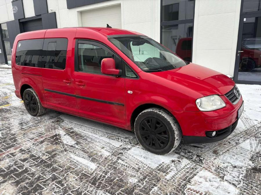 Sarkans Volkswagen Caddy 2009 Viļņa, ar dzinēja tilpumu 1.97 L un nobraukumu 395 tūkst. km par 2500 €, foto 4 vietnē AUTOMOTO.COM.LV